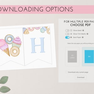 Sweet One Birthday Banner Printable, Happy 1st Birthday Banner, First ...