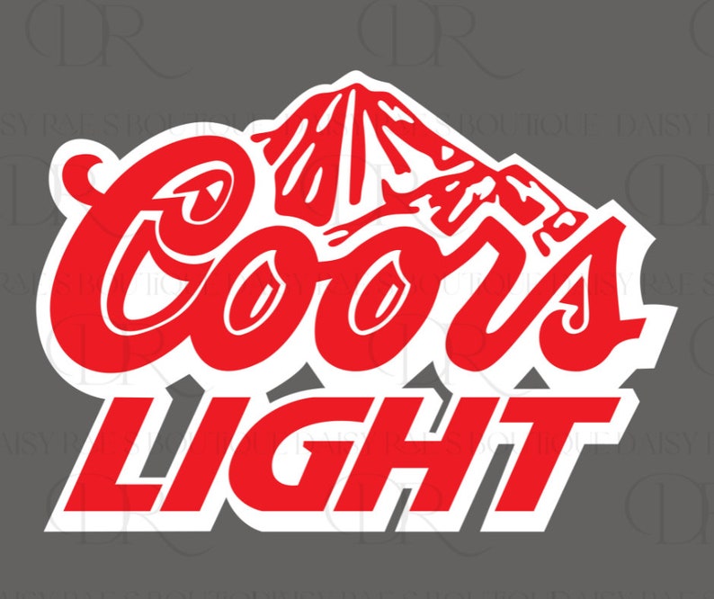 Red and White Coors Light PNG and SVG Bundle - Etsy Australia