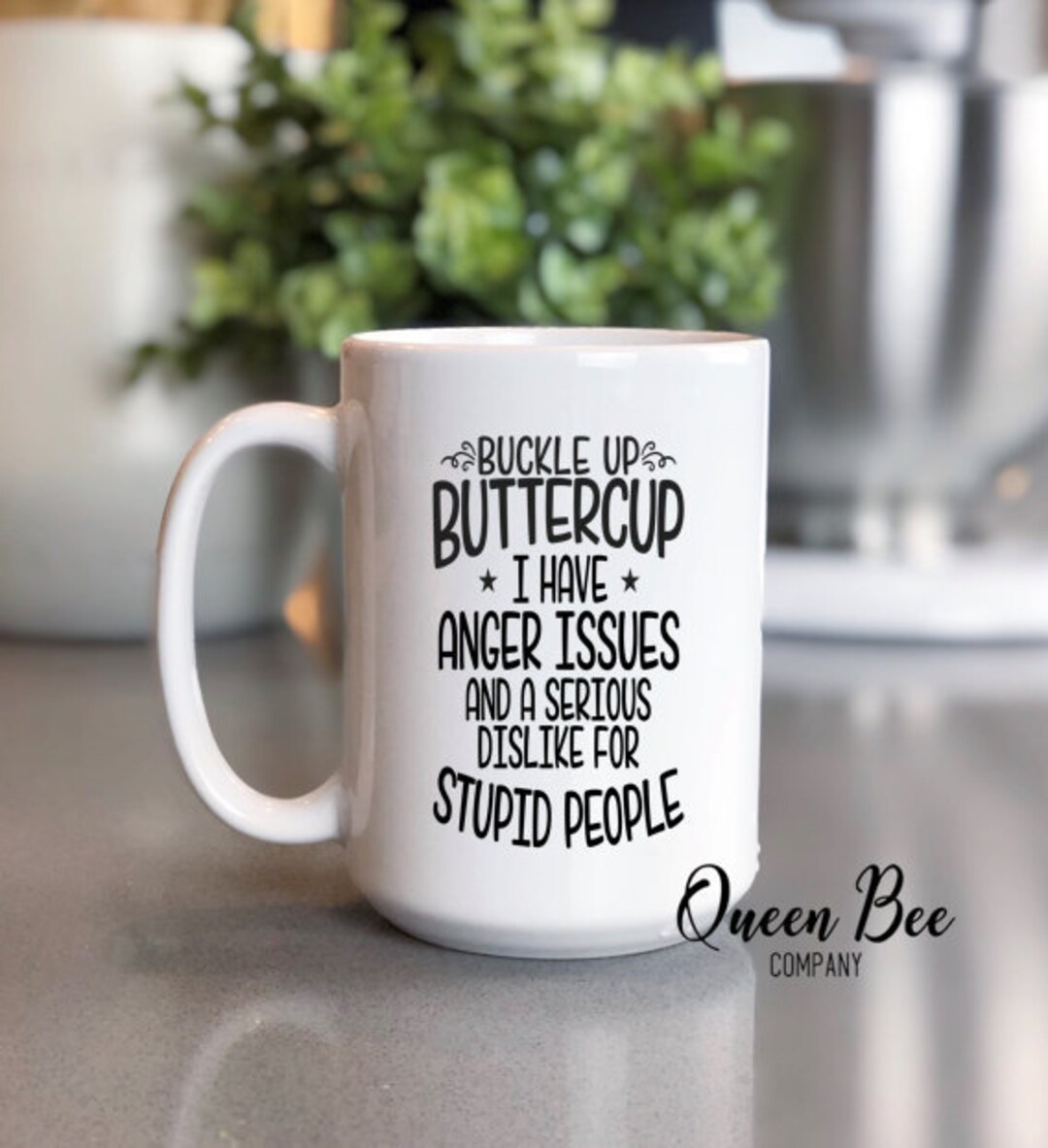 Buckle up Buttercup Mug / Funny Office Mug / Funny Coworker - Etsy