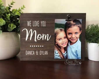 Best Mom Picture Frame | Etsy