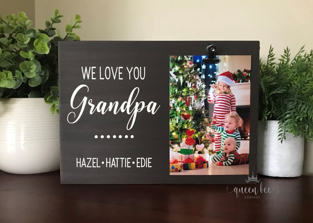 Grandpa Photo Frame / Personalized Grandpa Frame / Grandpa - Etsy