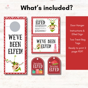 You've Been Elfed Elf Printable Elf Christmas Game Digital Printable ...
