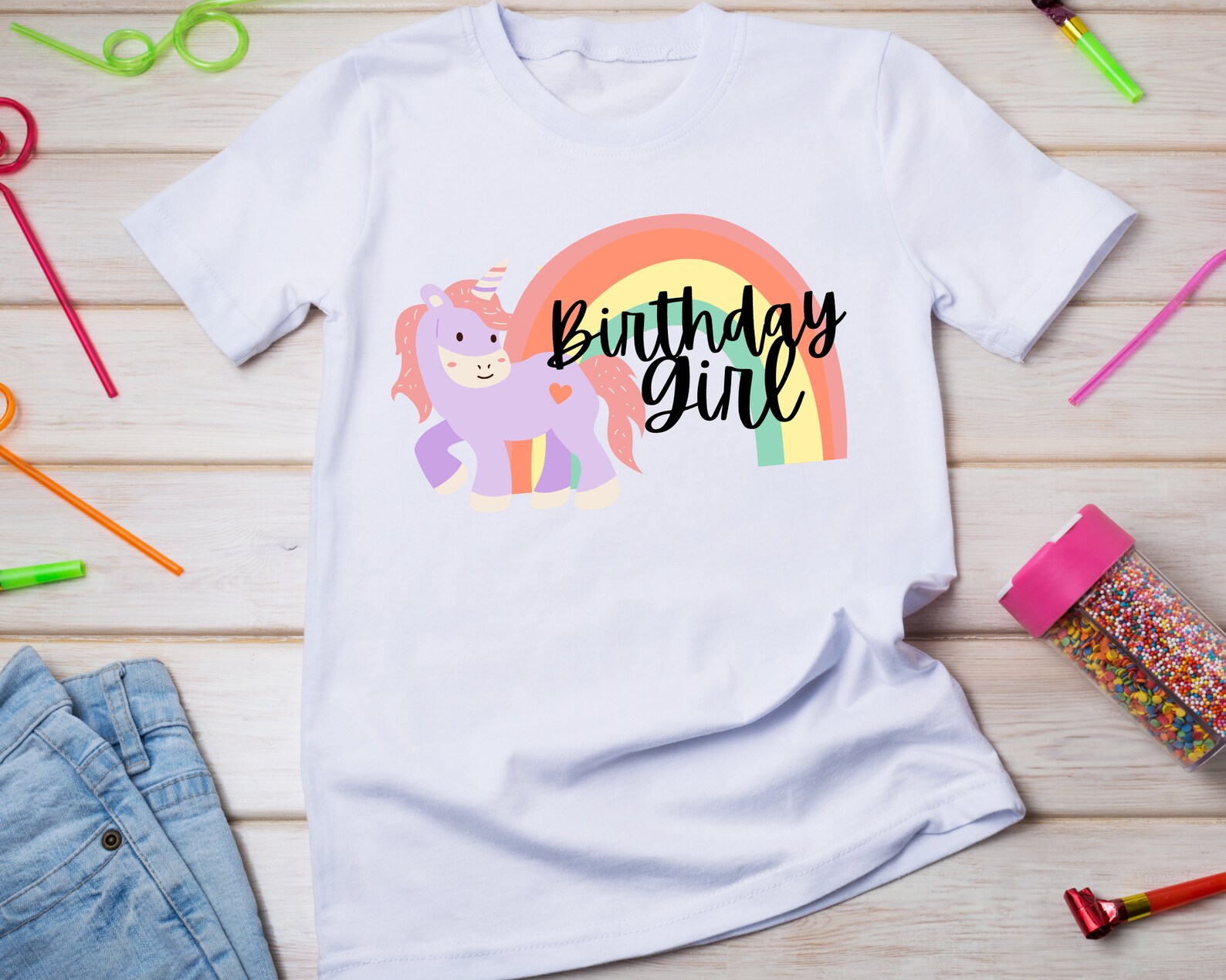 Birthday Girl Svg Unicorn Birthday Svg Unicorn Svg Unicorn Etsy