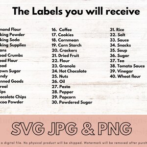 Household Labels, Kitchen Labels Svg, Home Decor SVG Design for Custom ...