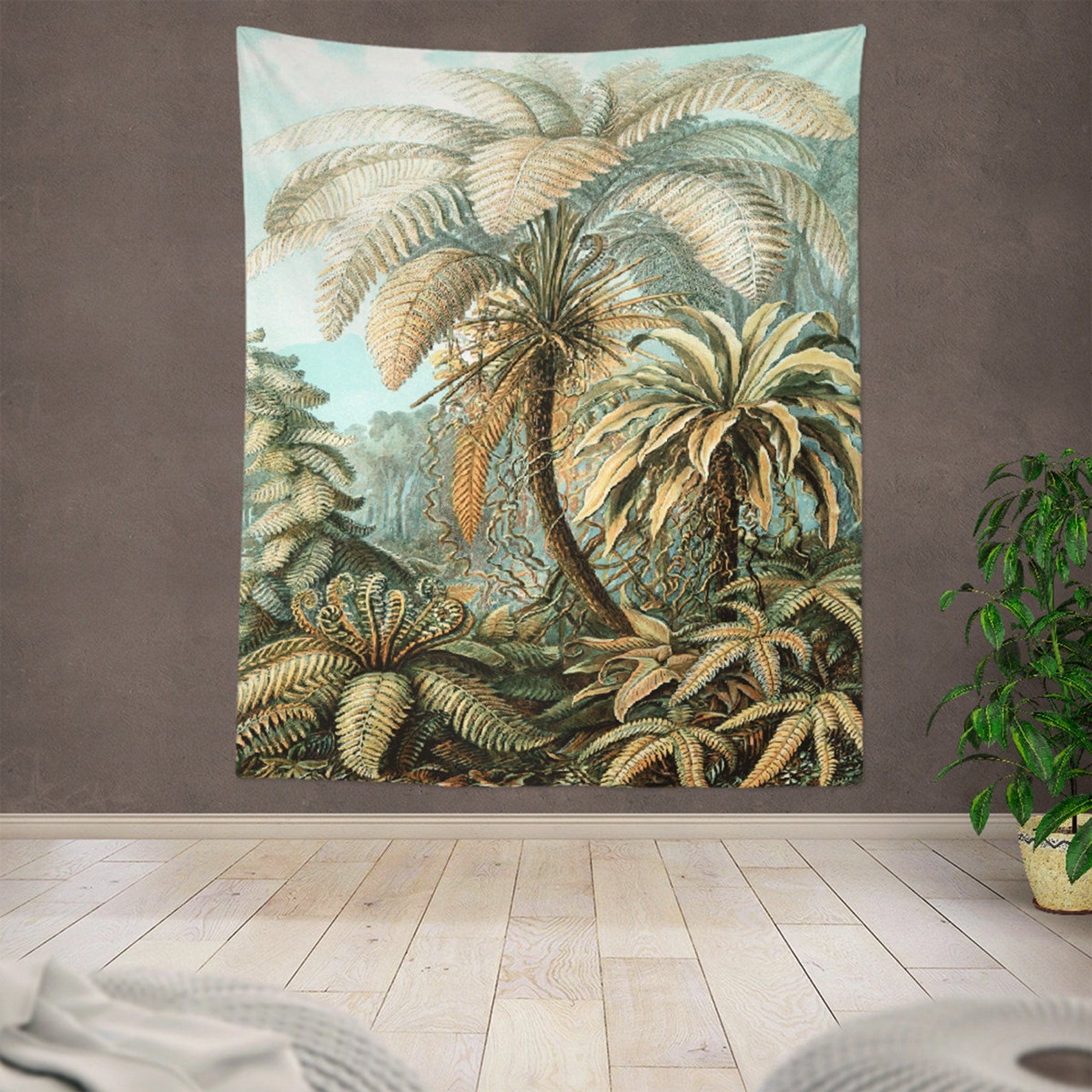 Vintage Botanical Tapestry Nature Tapestry Vintage Tapestry | Etsy