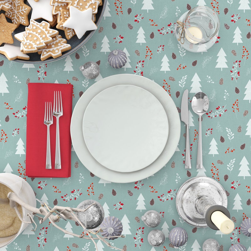 Christmas Tablecloth - Etsy
