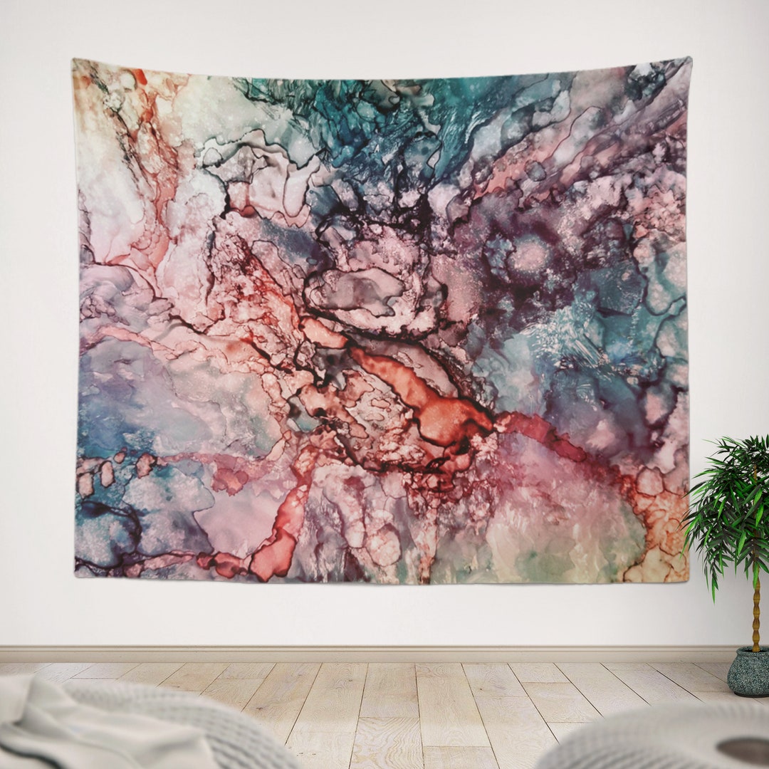 Abstract Art Tapestry, Modern Wall Tapestry,ink Wall Art,boho Tapestry ...