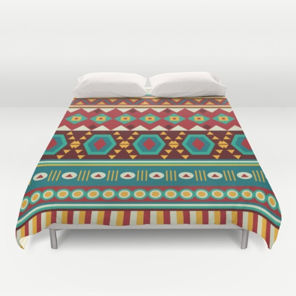 African Duvet Cover,tribal Bedding,colorful Duvet,queen and King Duvet ...