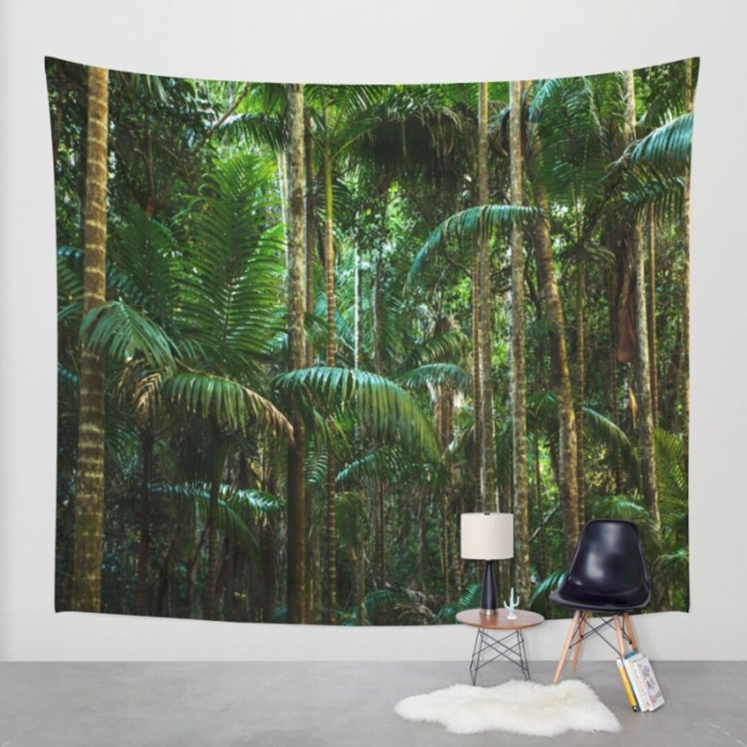 Tropical Jungle Wall Tapestry,forest Wall Tapestry,wall Decor ...
