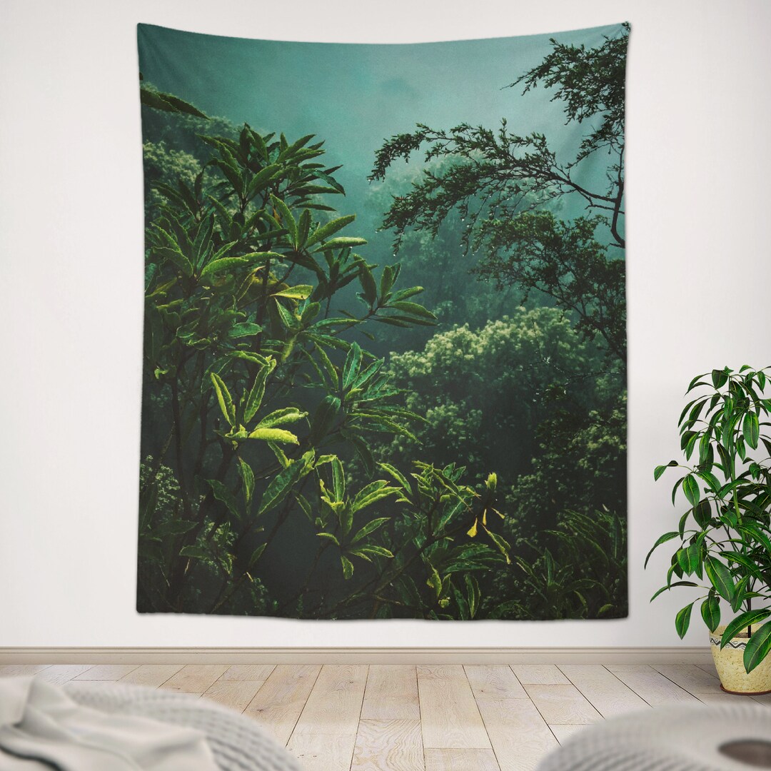 Amazon Rainforest Tapestry,jungle Wall Tapestry,tropical Jungle ...