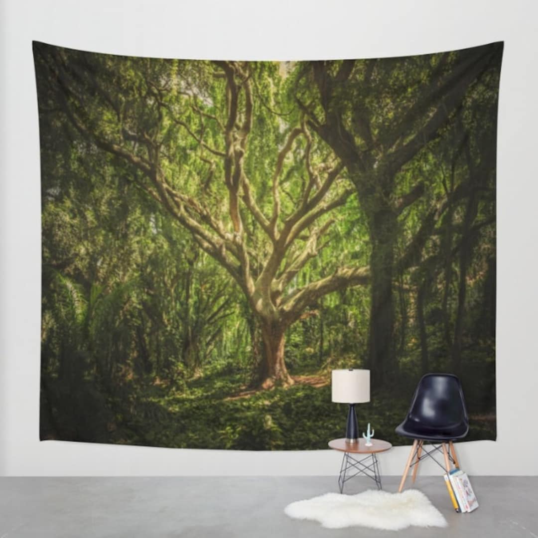 Magic Tree Wall Tapestry, Nature Wall Decor,forest Tapestry,nature Wall ...