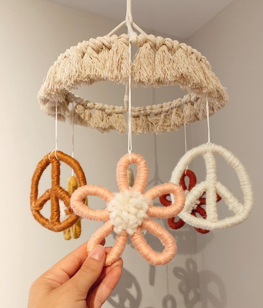 Retro Fringe Baby Mobile - Etsy