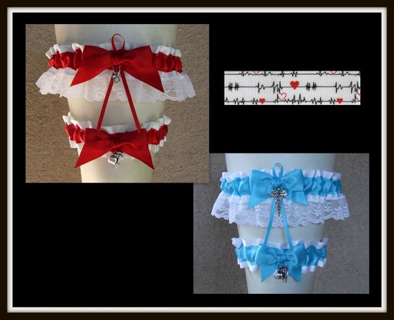Medical Garter or Set customized with your choice of colors | Etsy