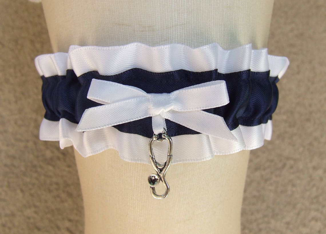 Medical Garter or Set you choose colors and charms Wedding or | Etsy