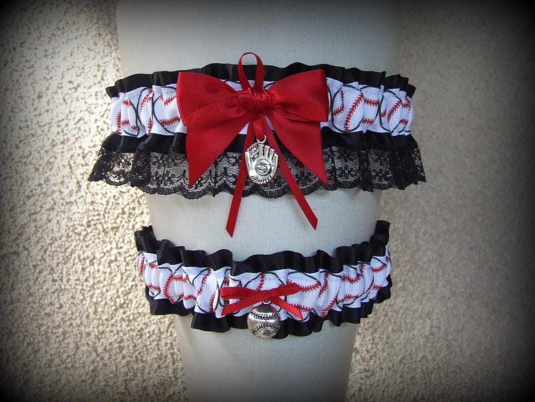 Baseball Wedding Garter Set: Sports Fan Bridal Shower Gift - Etsy