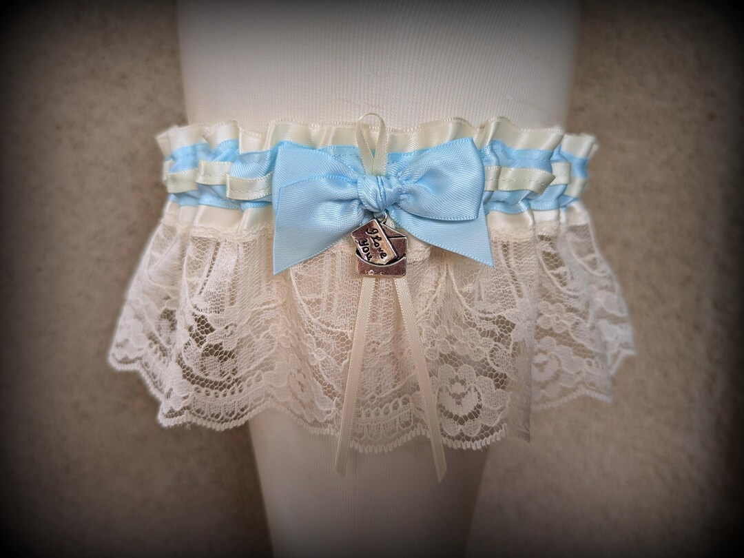 Victorian Wedding Garter: Choose From 700+ Charms, Something Blue ...