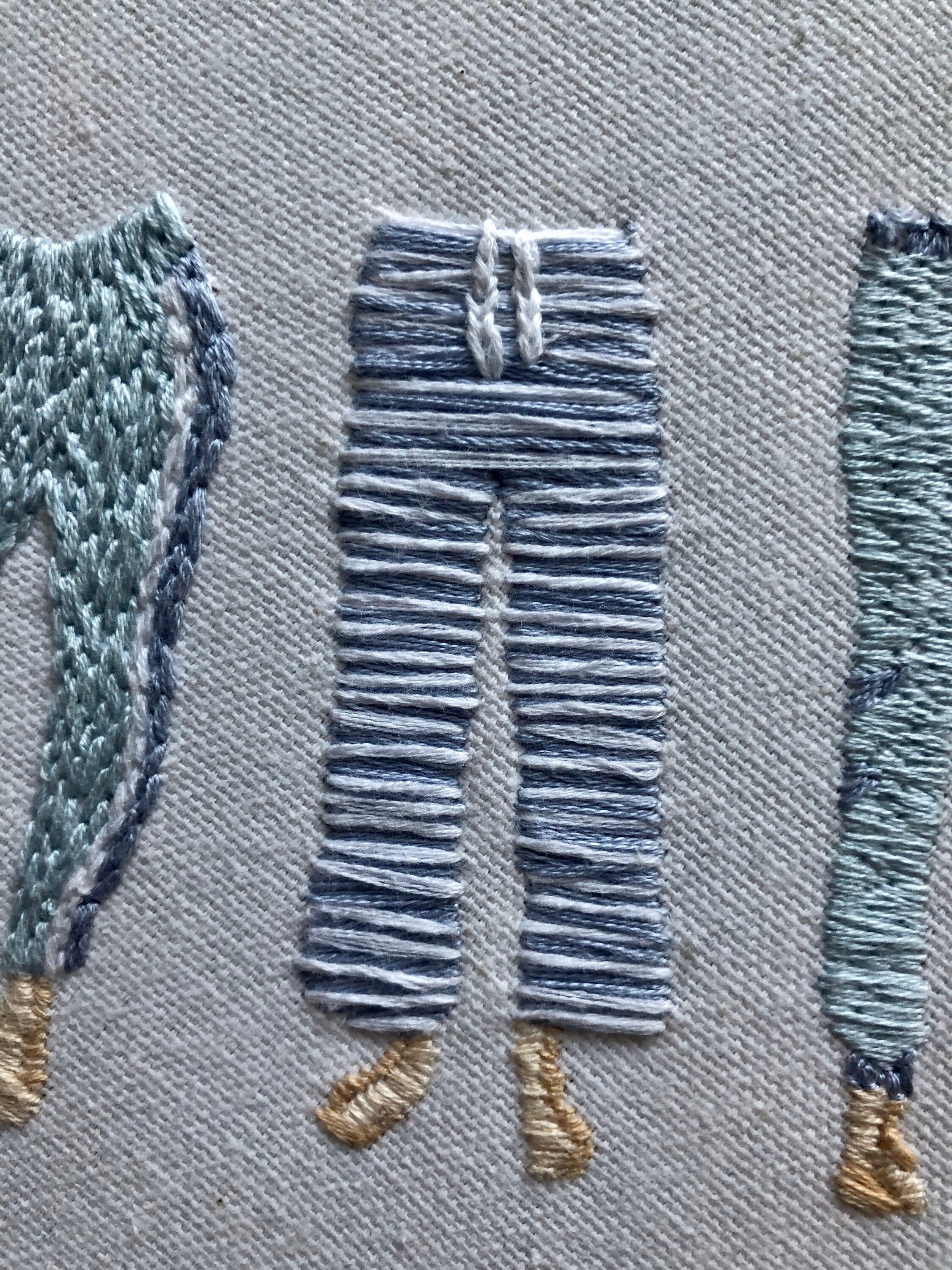 Sweatpants Embroidery - Completed in Hoop - Etsy