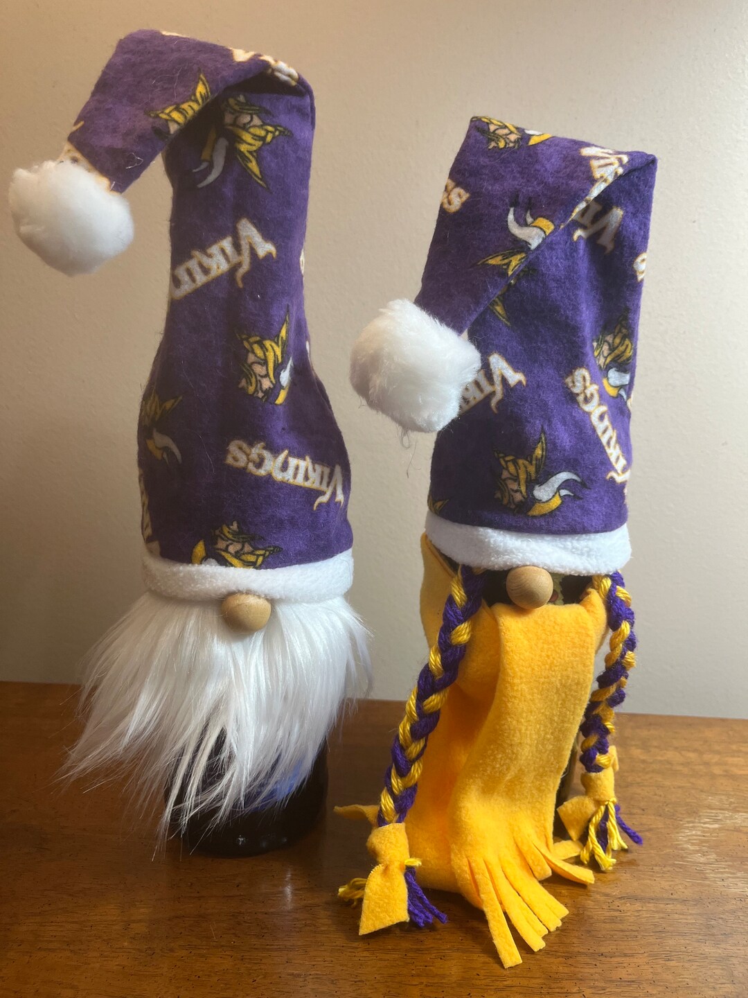 Bottle Knomes Vikings Fans boy and Girl. - Etsy