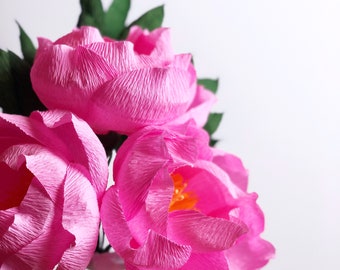 Paper flower bouquet | Etsy