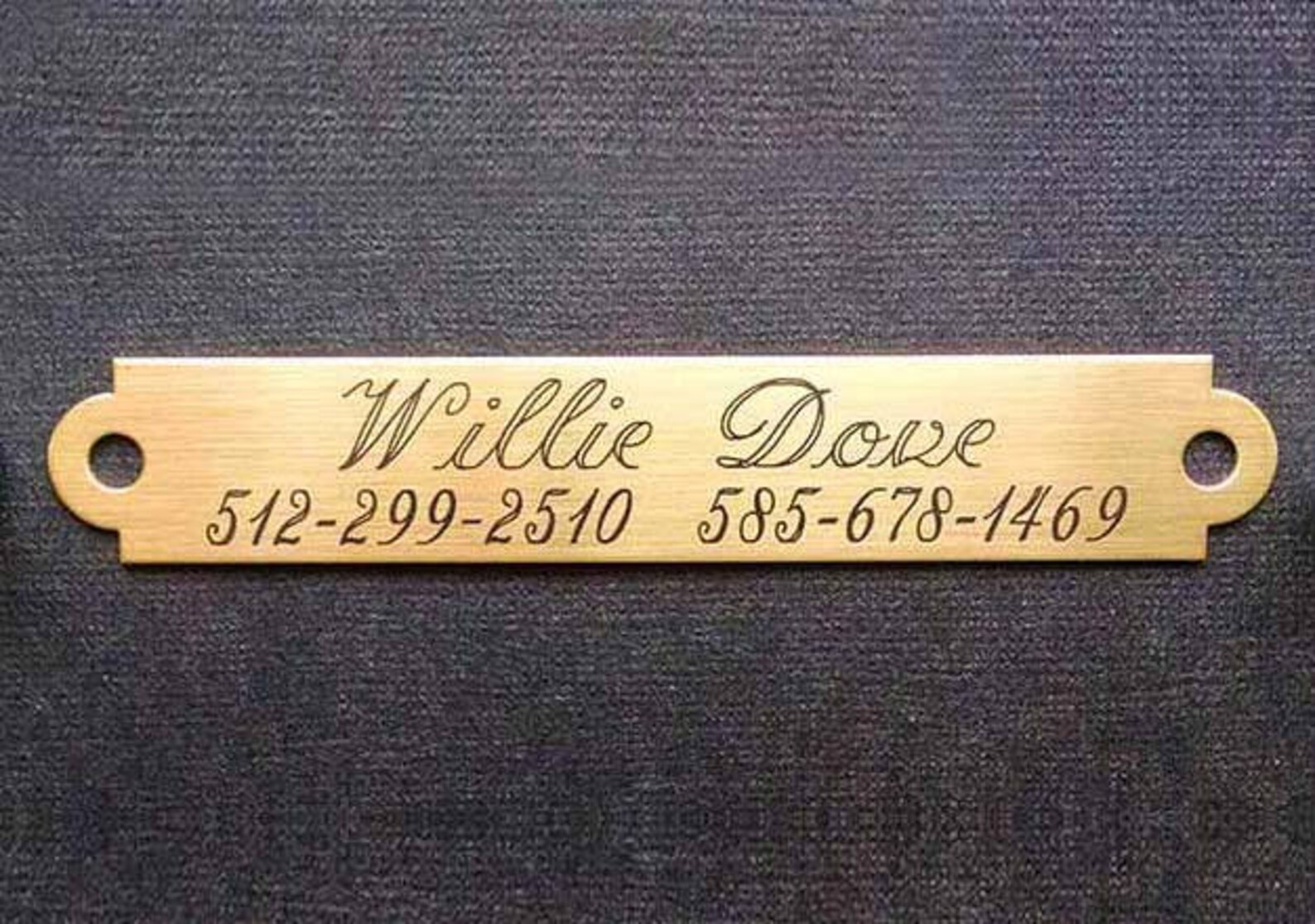 HALTER PLATE XLARGE .032 Solid Brass or .020 - Etsy