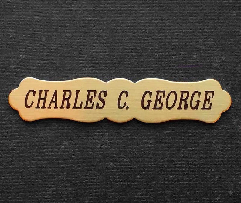 BIBLE NAME PLATE .032 Thickness Ornate Elegant Solid - Etsy