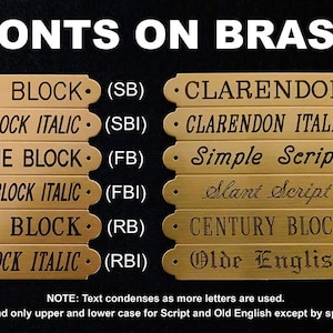 BIBLE Name PLATE MEDIUM Thick Ornate 3.25 X .625 X - Etsy