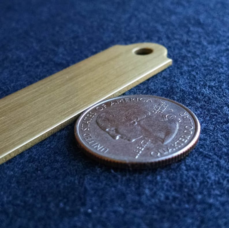 HALTER PLATE THICK Large Scalloped Cut Solid Brass or Solid - Etsy