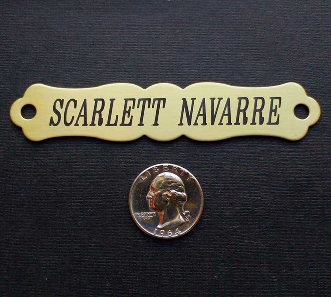 HALTER PLATE THICK Large Ornate or Xlarge Saddle Plate Solid Brass or ...