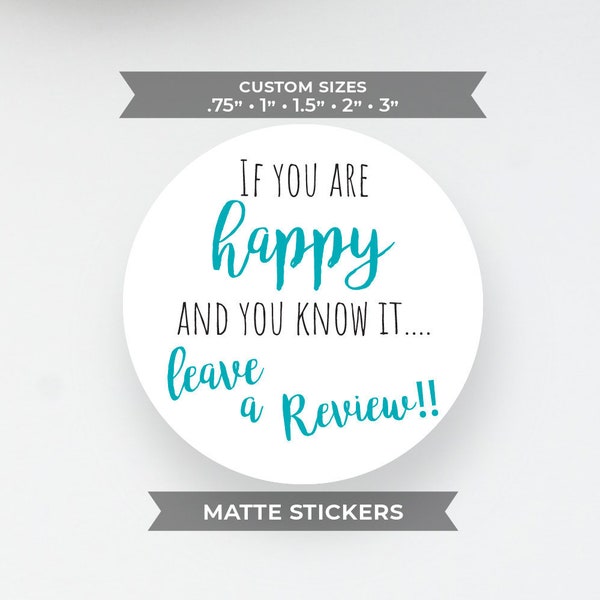 Leave a Review - Etsy