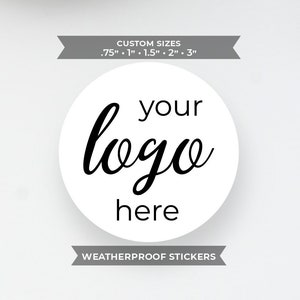 Custom Logo Stickers, Round Branding, Round Logo Stickers, Packaging ...