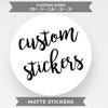 Custom Square LOGO Stickers, Labels With Your Business Logo, Shop ...
