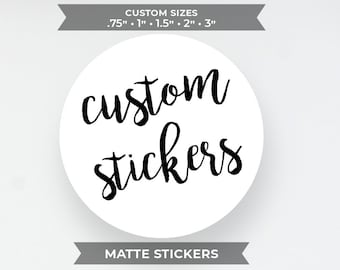 Custom Logo Stickers - Etsy
