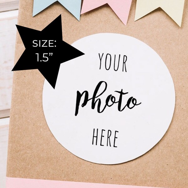 1 Custom Round Stickers - Etsy