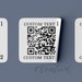 Custom QR Code Scan to Reorder Labels Large 1.25 X 2.25 Stickers ...