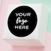 Custom Circle LOGO Stickers, Label Business Logo, Branding Packaging ...