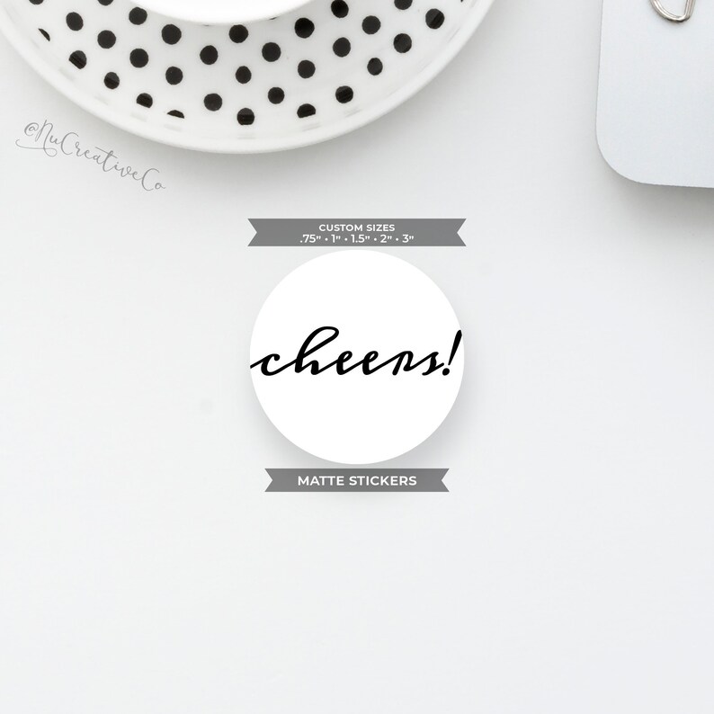 Cheers! Celebration Stickers - Party - New Years - Cheers - Birthday ...