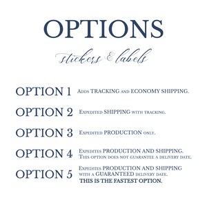 RUSH My Sticker or Label Order, Expedite Production Shipping, Faster ...