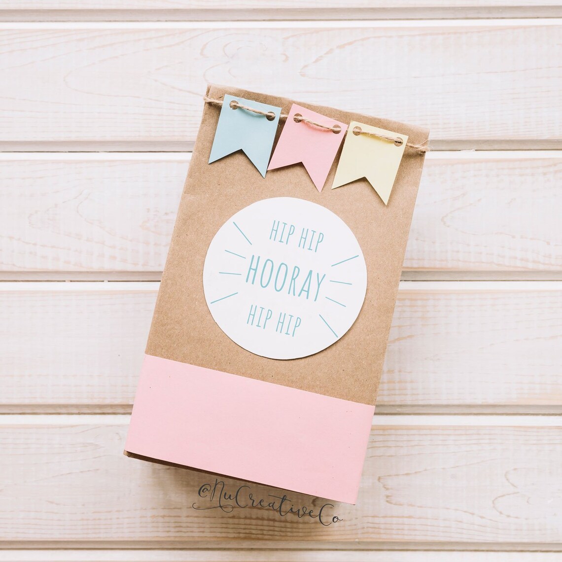 Hip Hip Hooray Sticker - Happy Label - Choose the Size and Color ...
