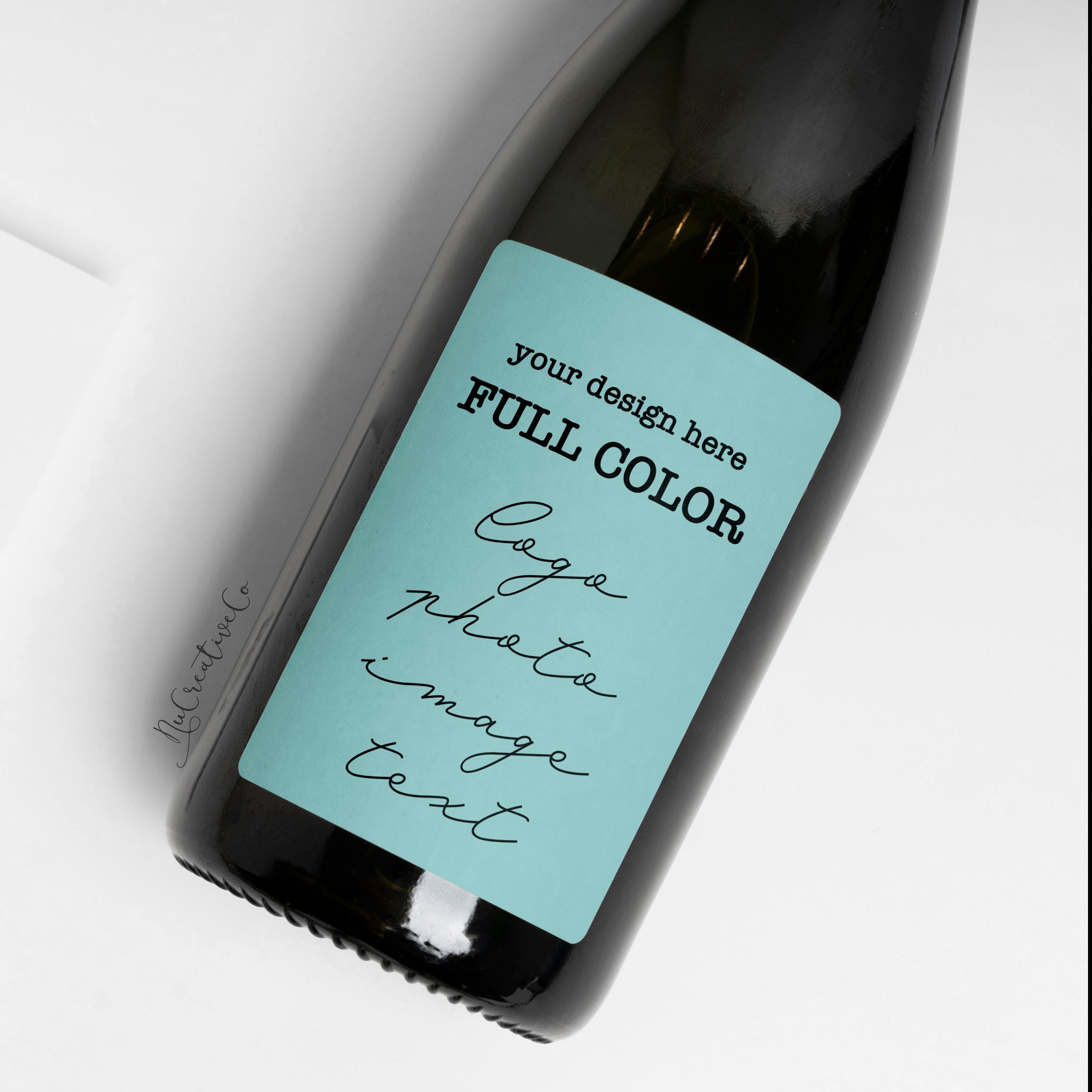 Personalized Full Color Wine Label Printed Champagne Label - Etsy