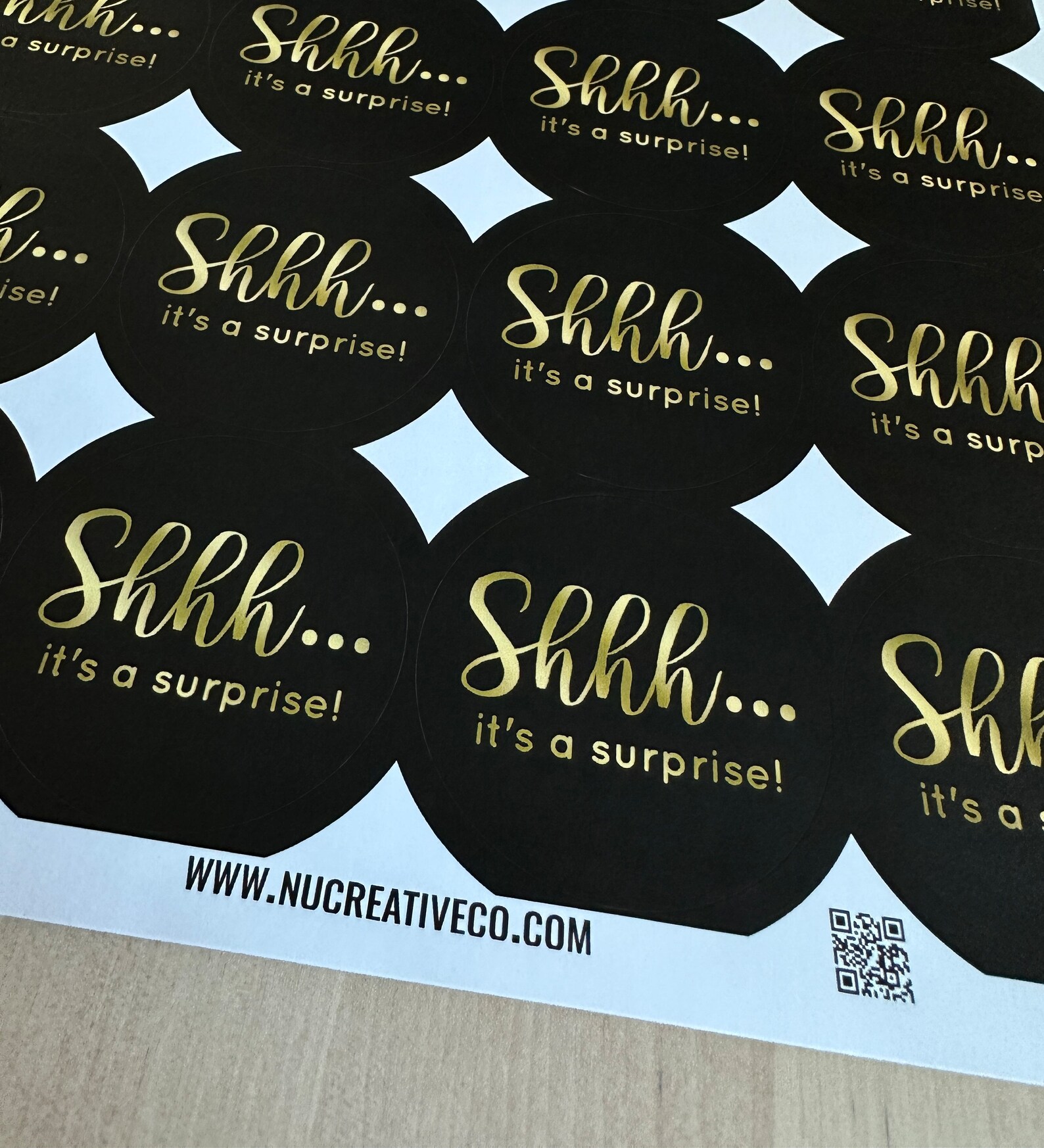 Shhh It's a Surprise Stickers Surprise Stickers It's - Etsy