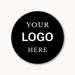 Custom Stickers Circle LOGO, Label Business Logo, Shop Branding ...