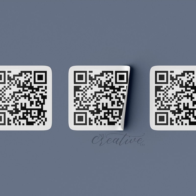 Logo and Qr Code Sign - Etsy
