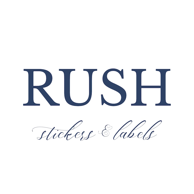 RUSH My Sticker or Label Order, Expedite Production Shipping, Faster ...