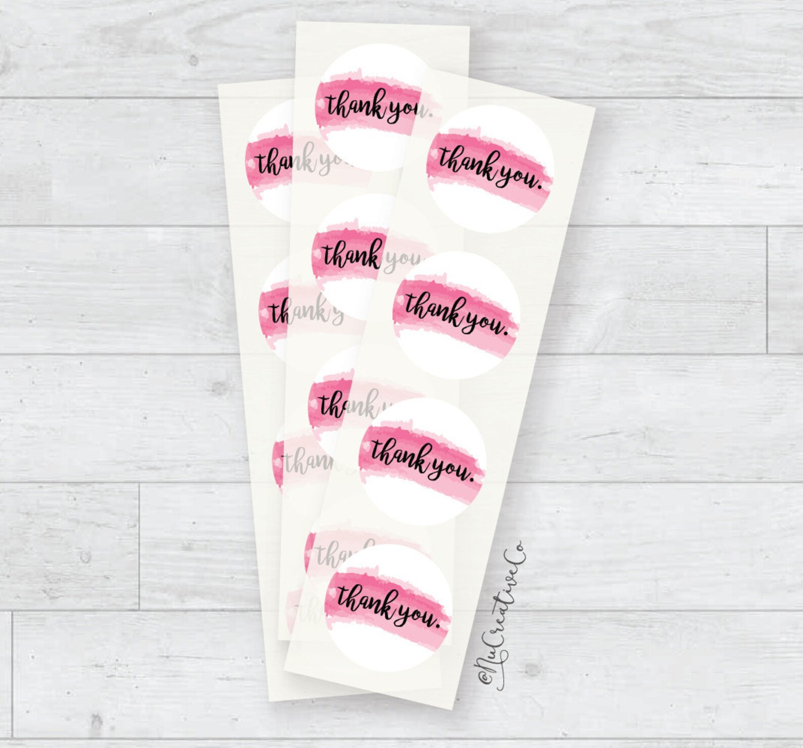 Thank You Stickers Watercolor Stickers Thank You Stickers - Etsy