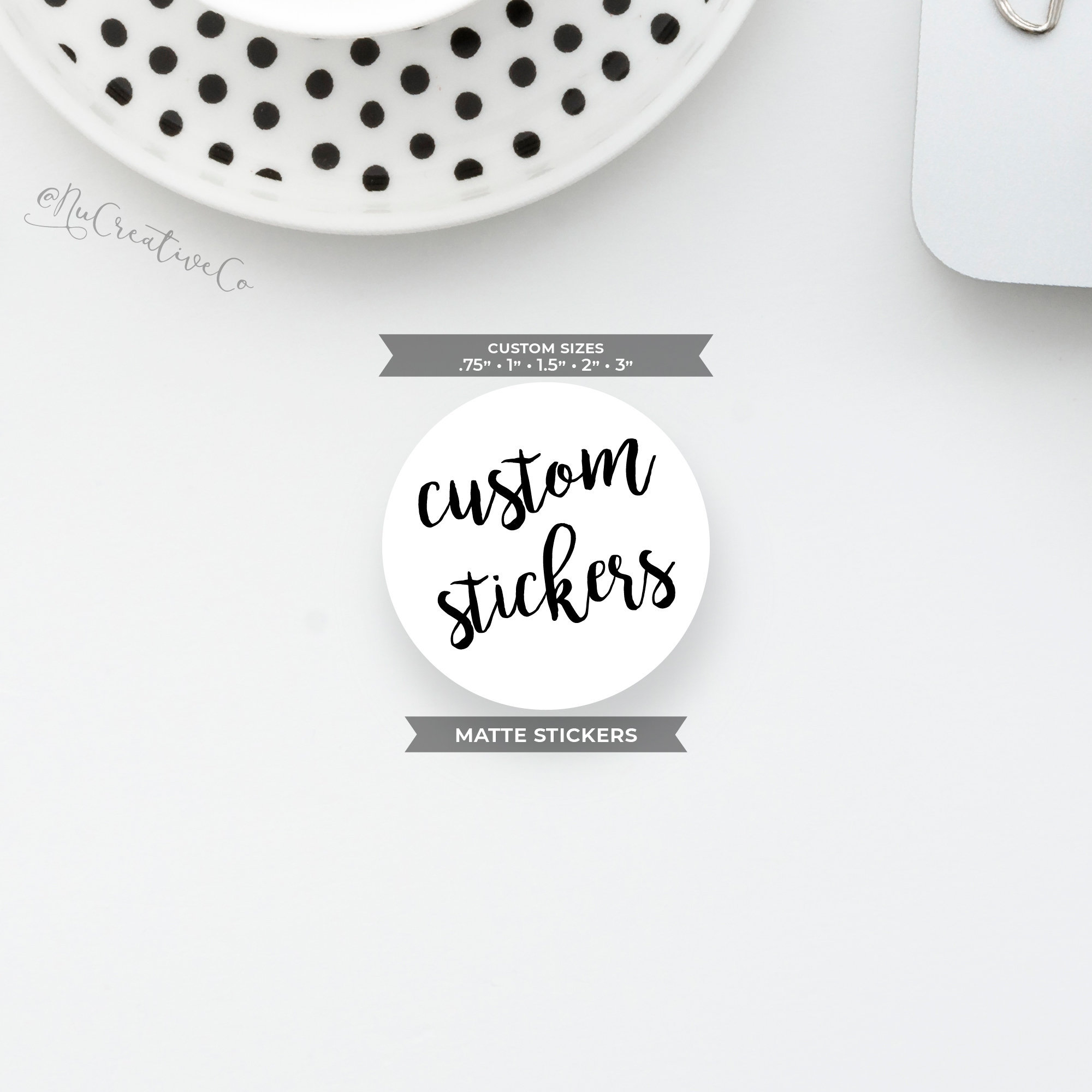 Custom 4 inch stickers 101.6mm logo photo picture custom | Etsy