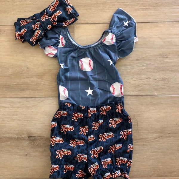 Detroit Tigers Bow - Etsy
