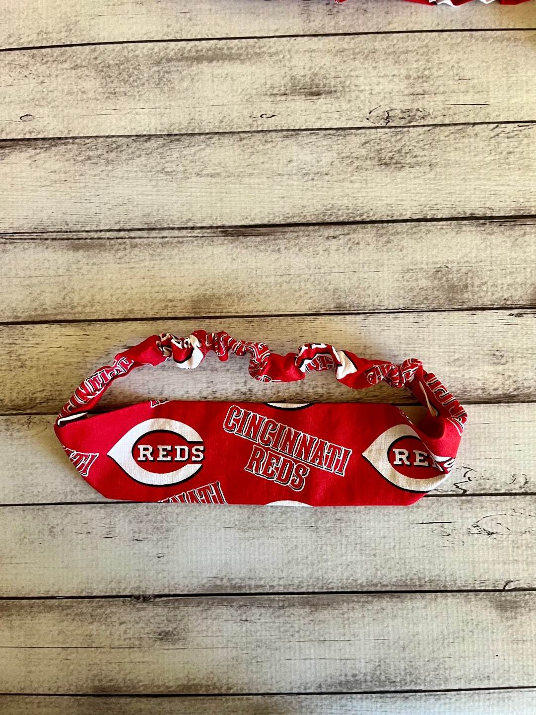 Cincinnati Reds Inspiredbaseball Headband Stretch Elastic Adult Child ...