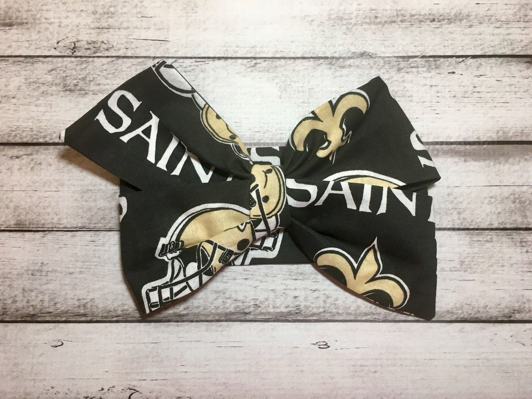 New Orleans Saints Football Inspired Headwrap Baby Headband Toddler ...