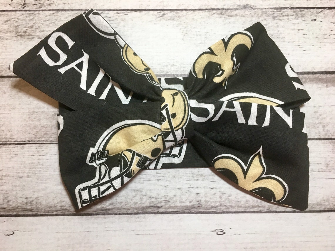 New Orleans Saints Football Inspired Headwrap Baby Headband - Etsy