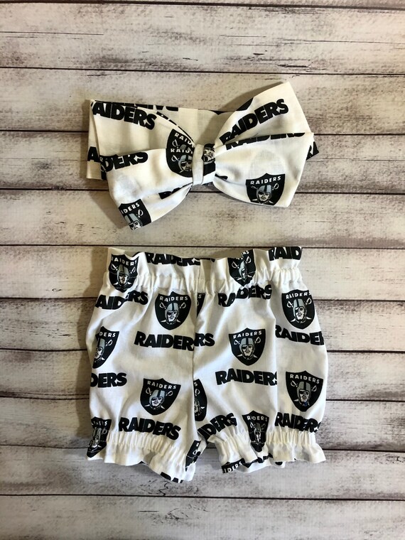 Las Vegas Raiders Inspired Headwrap Football Team Headbands | Etsy